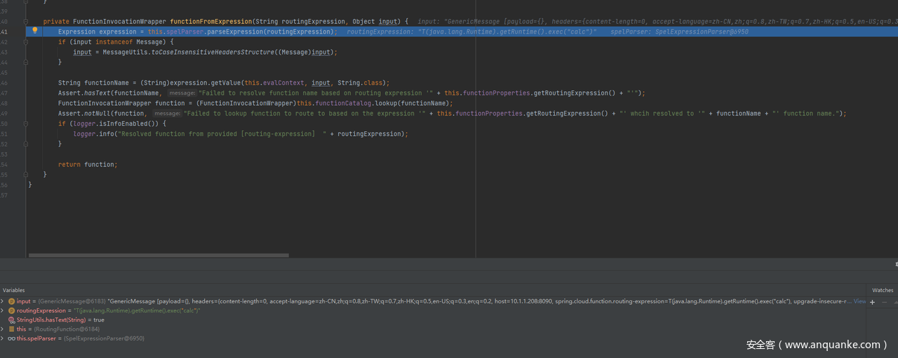 CVE-2022-22963 SpringCloud Function SpEL注入漏洞分析-安全KER - 安全资讯平台